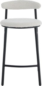 Krémová čalouněná barová židle (výška sedáku 67 cm) Bloggny – Ellos Home