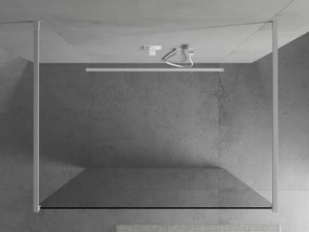 Mexen Kioto, sprchová zástěna Walk-In 135 x 200 cm, 8mm čiré sklo, bílý profil, 800-135-002-20-00