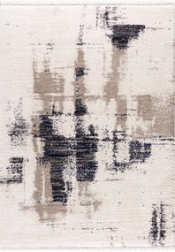 Koberec Boho krémová/námořnická modrá 200x290cm
