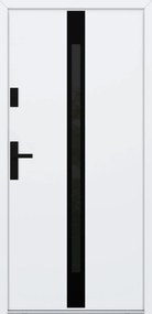 FM Turen - Feldmann & Mayer FM turen ATU68 M25 - blackline Orientace dveří: Levé, otevírání dovnitř, Dekor: Ořech, Standardní rozměr dveří včetně rámu: 100 cm x 200 cm - vnější rozměr rámu