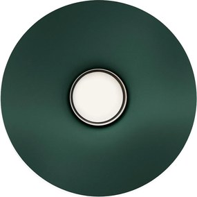 Nástěnné svítidlo Capital, 1x zelené kovové stínítko, (fi 21cm), gr