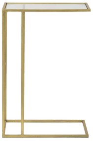 Zlatý odkládací stolek Mauro Ferretti Vega 40,5x25,5x60 cm