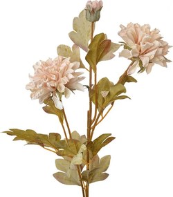 Dekorace umělá květina s béžovými květy - 9*9*68 cm