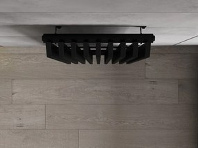 Mexen Aurora dekorativní radiátor 1800 x 450 mm, 1347 W, černý - W212-1800-450-00-70