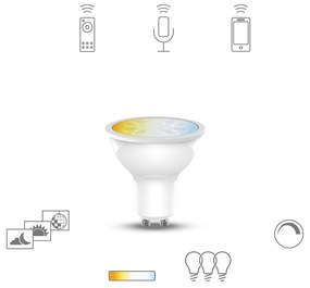 Müller Licht tint white LED žárovka GU10 5,1W CCT