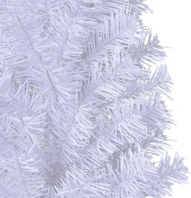 Umělý vánoční stromek s hustými větvemi bílý 240 cm PVC 321041