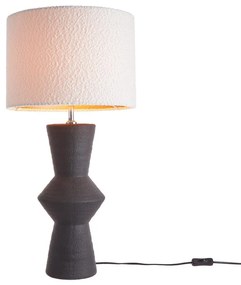 Butlers FREJA Stolní lampa 70 cm - černá/bílá