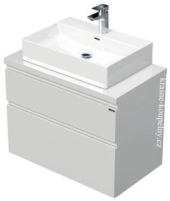 Intedoor skříňka s umyvadlem na desku Letty Desk LE DESK 80 2Z Varianta: A0016 Bílá LESK