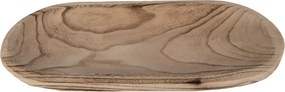 Přírodní dekorativní dřevěná servírovací mísa/talíř - 40*18*4 cm