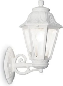 ILUX 120423 Venkovní nástěnné svítidlo Ideal Lux Anna AP1 big bianco 120423 bílé IP44   - IDEALLUX