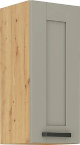 LUNA sa | horní skříňka 30 G-72 1F s policemi | 30 cm | UNI dvířka | artisan/světle šedá