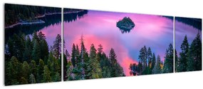 Obraz - Jezero Tahoe, Sierra Nevada, Kalifornie, USA (170x50 cm)