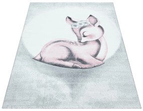 Ayyildiz Dětský kusový koberec BAMBI 0850, Růžová Rozměr koberce: 80 x 150 cm