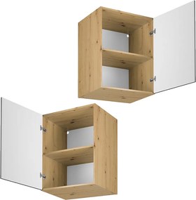 Kuchyně LANGEN šp | push open | 300 cm | SOKL v CENĚ | artisan/šedá