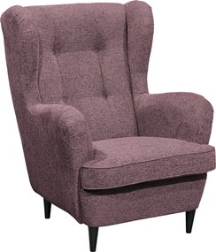 XXXLutz KŘESLO UŠÁK, textil, kompozitní dřevo, lilková MID.YOU - Online Only křesla & taburety - 002220035002