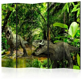 Paraván - Dinosaurs in the Jungle II [Room Dividers]