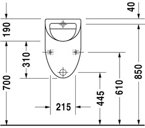 Duravit Fizz - pisoár 0823360000