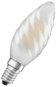 LED žárovka E14 OSRAM 3,4 (40W) neutrální bílá (4000K) stmívatelná vroubkovaná svíčka