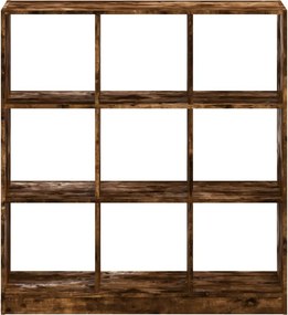 Knihovna kouřový dub 102 x 32 x 108 cm kompozitní dřevo 3307841