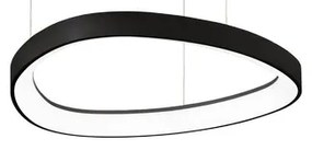 Ideal Lux 247236 GEMINI závěsné svítidlo LED 38W/3900lm 3000K černá Závěsná svítidla