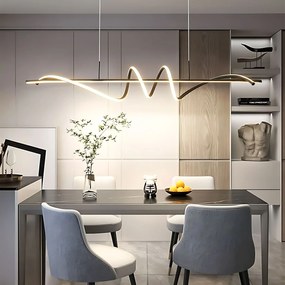 Toolight Závěsné LED osvětlení Modern D24 LHJ023-CP 120 cm černé
