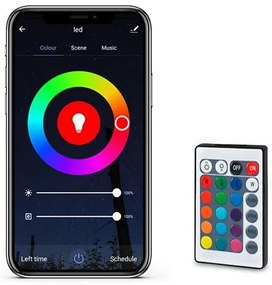 SOLIGHT Wifi Smart LED světelný pásek, RGB+CCT, 5m, adaptér, dálkový ovladač