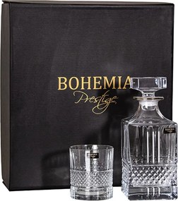 BOHEMIA PRESTIGE ELEGANTE PLATIN WHISKY SADA 1+6 KS