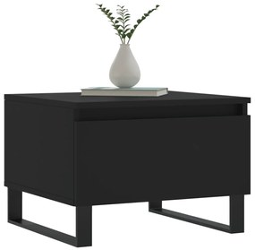 Konferenční stolek černý 50 x 46 x 35 cm kompozitní dřevo