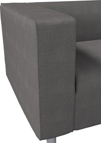 Potah na pohovku IKEA  Klippan 2-místná barva šedá látka pletený vzor