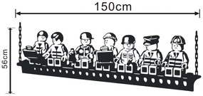 Samolepka na zeď "Lego postavičky" 56x150cm