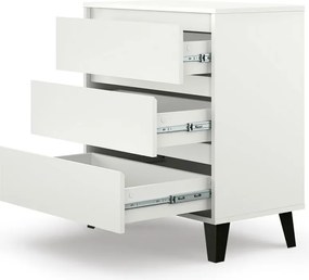 Komoda Borg 3s/70 bílá