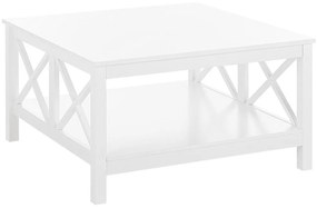 Bílý konferenční stolek LOTTA Beliani