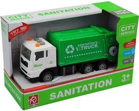 Made 15192 - Auto popelářské na setrvačník / 3x AG13 / se světlem a zv