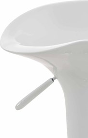 Barová židle Saddle – bílá