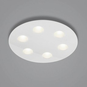 Helestra Nomi LED stropní světlo Ø49cm dim bílá