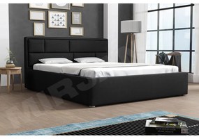 Čalouněná postel s úložným prostorem a roštem Nido, Rozměr postele: 200x200, Potah: Victoria 14 853