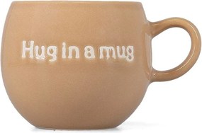 Hnědý kameninový hrnek 420 ml Muggies – Salt&amp;Pepper