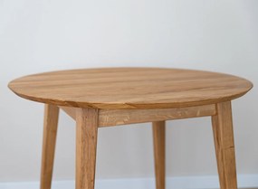 Massivo.cz Jídelní stůl Orbetello 110 cm, kulatý, dub, masiv