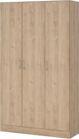 Šatní skříň v dekoru dubu v přírodní barvě 104x181x36 cm Focus – Tvilum