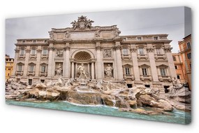 Obrazy na plátně Řím Fontána bazilika 140x70 cm