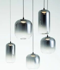 LED černo-šedé designové svítidlo Aelia