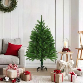 Umělý vánoční stromek s realistickým jehličím 120 cm zelený 284328