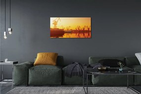 Obrazy na plátně Gdaňsku svítání 125x50 cm