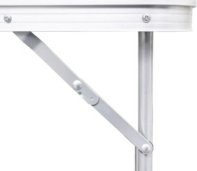 vidaXL Skládací kempingový stůl s kovovým rámem 80 x 60 cm [41324]