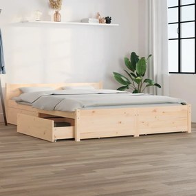 Rám postele se zásuvkami 120 x 200 cm 3103554