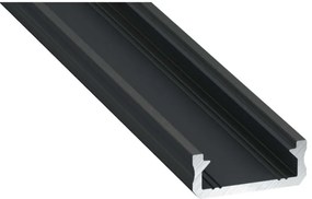 Led-Labs LED profil LUMINES typ D černý elox 1m