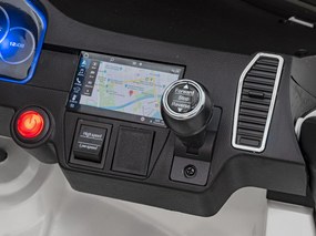Ramiz Elektrické autíčko Porsche Cayenne S na baterie pro děti bílý lak SUV + dálkové ovládání