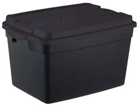 Manutan Expert  Plastový odolný úložný box s víkem, 45 l
