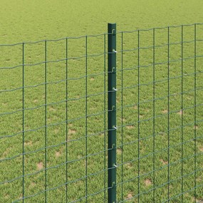 Zabudovaný plotový sloupek 22 ks Zelená 200 cm 3335926