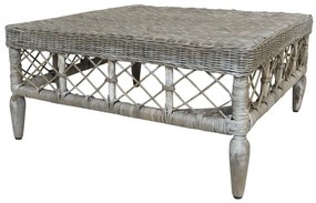 Přírodní ratanový stůl French table - 75*75*36 cm